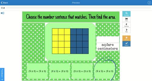 3rd Grade Distributive Property Match Game | CCSS 3.MD.C7c | TEKS 6c ...