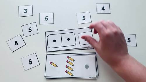 Composing and Decomposing to 10 Work Bin Task Cards | Centers for ...