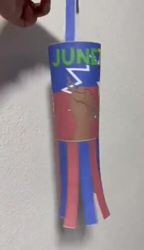 BUNDLES Juneteenth Activity - Windsock Coloring Craft | Freedom day ...