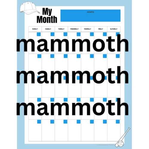 Simple Planner for Students Printable Blue Boys Planner Pages by ...