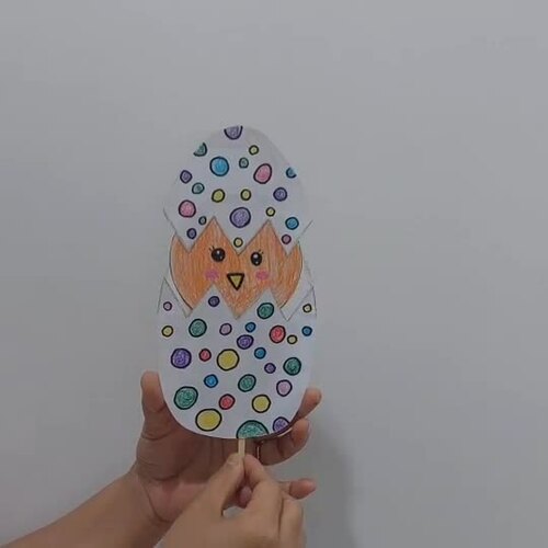 Easter Hello Spring Egg Craft Coloring |Writing Activity | MARCH SPRING ...