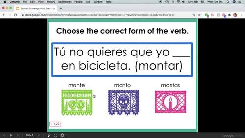 Spanish Scavenger Hunt - Subjunctive by Miss Senorita | TPT