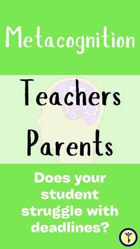 Executive Function Metacognition | Special Education IEP Support