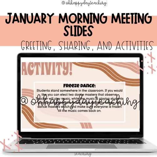 January Morning Meeting | Upper Elementary Morning Meeting. | TPT