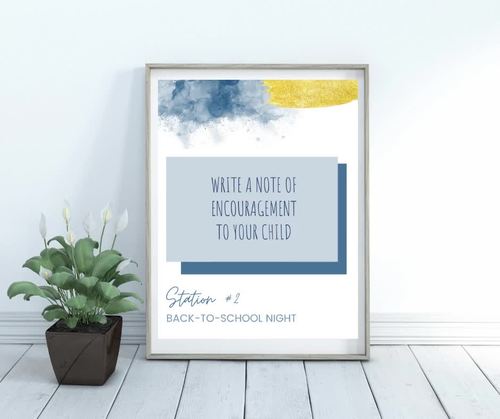 Back to School Night Stations: Editable Parent Night & Open House ...