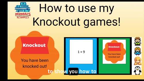 1st Grade Valentine’s Day Addition Knockout Game | 1-Digit Facts to 10 & 20