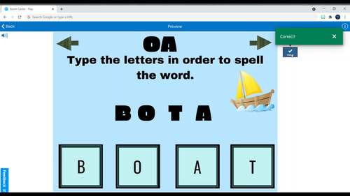 Spelling Patterns Boom Cards by Hands on Learning LLC | TPT