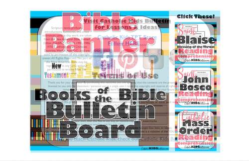Catholic Books of the Bible Bulletin Board | Banner Decoration Compare ...