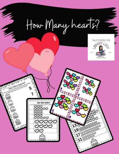 Counting Hearts by Tales from the Library Lady | TPT