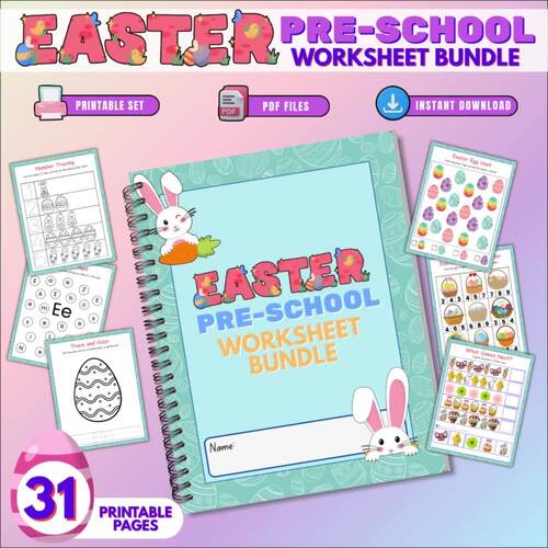 Easter Preschool Activities | Preschool Coloring | Preschool Curriculum