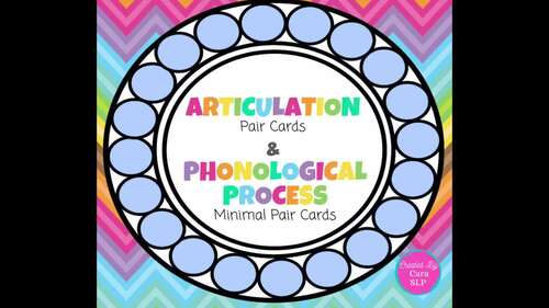 HUGE Bundle: Articulation Cards for ALL sounds & 5 PHONOLOGICAL PROCESSES