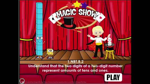 2 Digit Place Value Digital Math Game by Dragonfly Bay | TPT