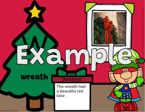 Word Work Activity - ABCs of Christmas Digital Book by Hedden 2 School