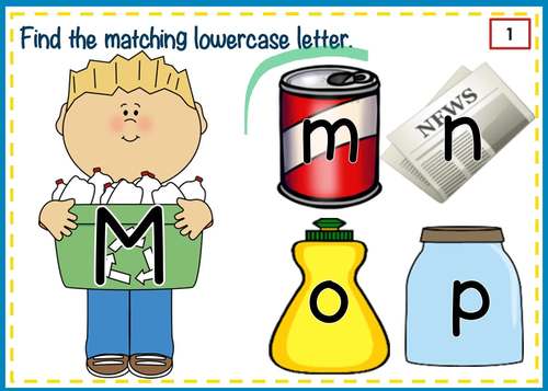 Earth Day Upper & Lowercase Letters & Sounds Match BOOM & Task Cards