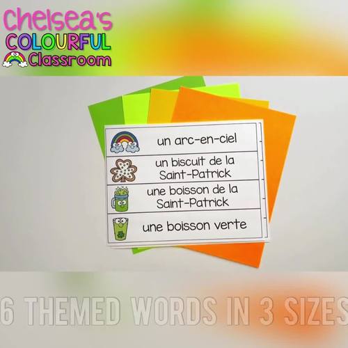 Word Wall | Mur de mots | St. Patrick's Day | Saint-Patrick | Mots ...