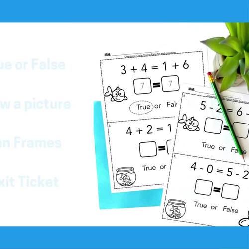 Balancing Equations, Understanding the Equal Sign within 20 | TPT