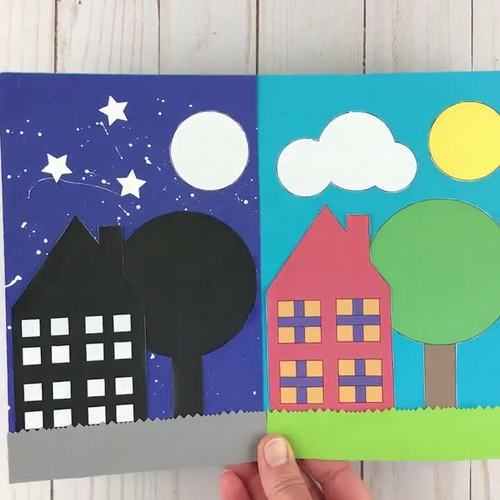 Day And Night Craft - House, Sun And Moon Craft - Science Bulletin ...