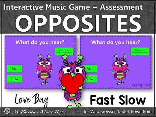 Valentine's Day Music Tempo Fast & Slow Interactive Music Game ...