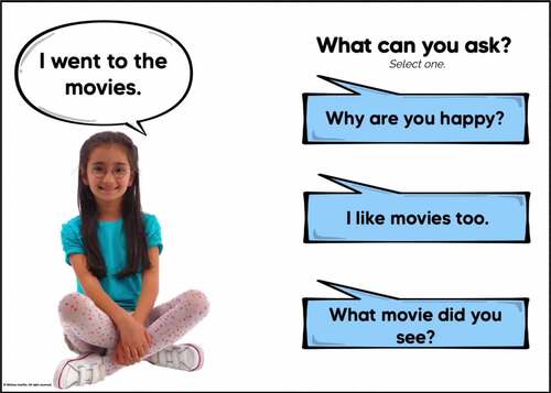 Conversations | Asking Questions | Boom Cards by ABA Learning Corner