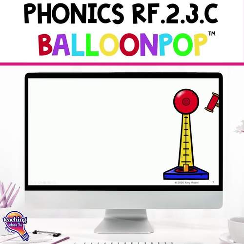 2nd Grade 2 Syllable Words, Long Vowels Digital Phonics Review Game ...