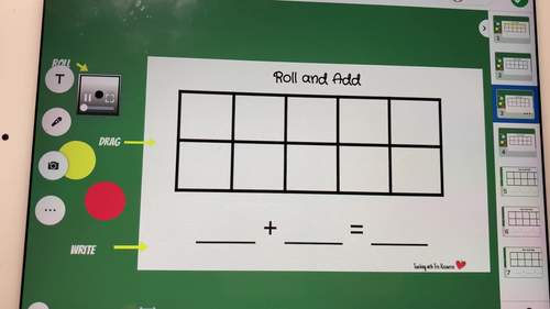 Roll and Add for Seesaw and Google by Teaching with Tris Resources