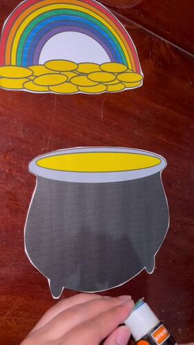 St. Patrick's Day Clover Name Craft | Rainbow & Pot of Gold Writing ...