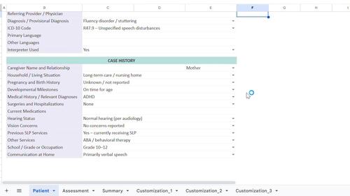 Speech-Language Pathology Evaluation Pediatric Adult SLP Assessment ...