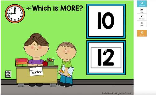Back to School Comparing Teen Numbers (MORE) BOOM Cards | TPT
