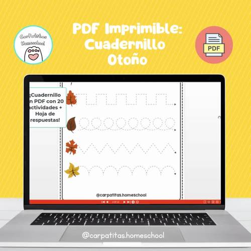 Cuadernillo de Otoño Para Niños en Español | Spanish Fall/Autumn Worksheets