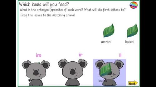 PREFIX Language Centre Activities SET 3 by Aussie Waves | TPT