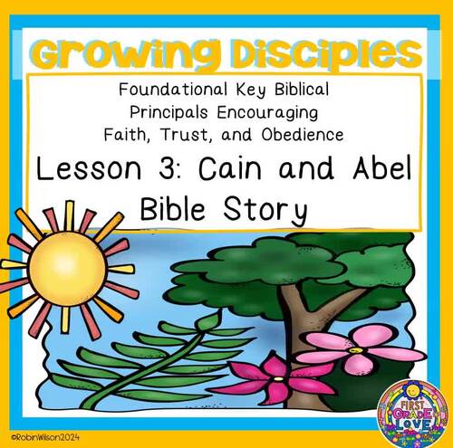 Cain and Abel Bible Story Sunday School, Private, Homeschool | TPT