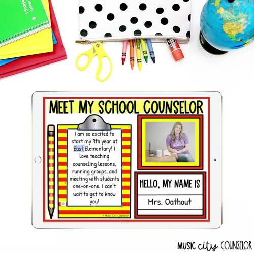 Meet the School Counselor Lesson, Role of the Counselor Activity Game