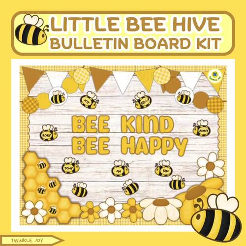 Little Bee, Spring & Back to school Bulletin Board kit & Name Tags ...