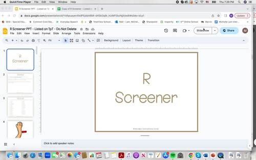 Virtual Articulation Screener Bundle Teletherapy No Print | TPT