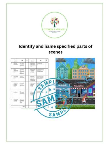 Scenes-identify and label-set 4 (ABLLS-R suitable for some tasks C,G,H ...