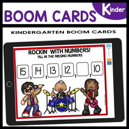 Fill in the Missing Numbers 1-20 Boom Cards | TPT