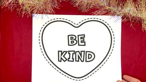 Positive Affirmation Heart Cut-Outs | 10 Designs, 3 Sizes | Valentine’s ...