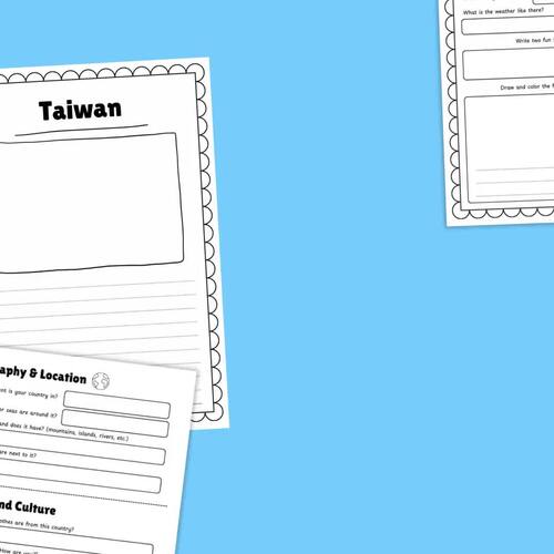 East Asia Country Research MEGA Bundle | 6 Geography Country Study Projects