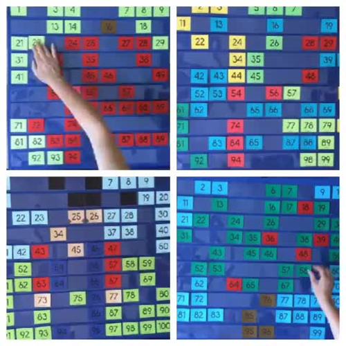 Apple 100s POCKET Charts | Hundreds Chart Mystery Pictures for Fall Math