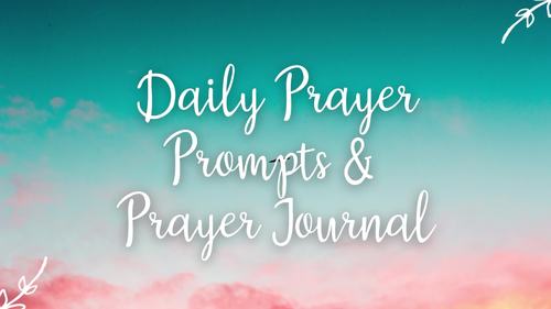 31-Day Prayer Calendar and Journal Page by I Choose Joy Publishing