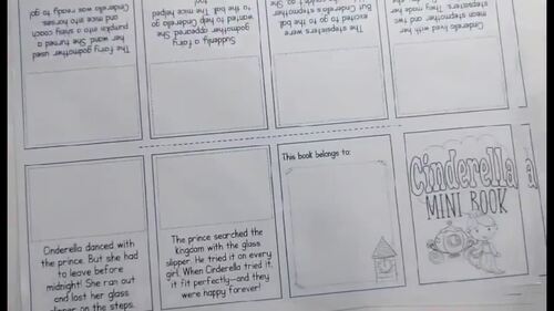 The Three Little Pigs Fairy Tale Foldable Mini Book Grade 1 2 3 ELA