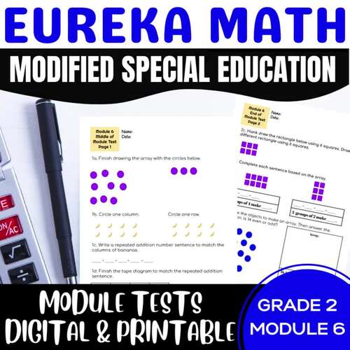 Special Education Engage NY {Eureka} Math Grade 2 Modified Mid End ...