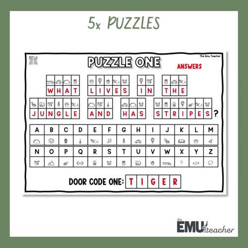 Year 3 & 4 Community & Team Building Escape Room Back To School Volume One