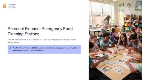 Personal Finance Emergency Fun Career Exploration 101 Role Skills ...