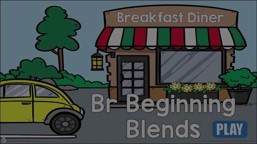 Br Beginning Blends Self-Graded Digital Game for PowerPoint™ Google™ Boom™