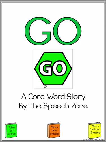 AAC Core Words No Print Stories Set 1 by The Speech Zone | TpT