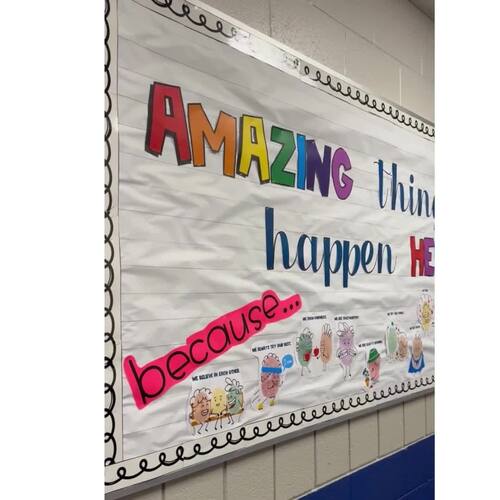 Amazing Things Happen Here Bulletin Board - Amazing Things Happen Here