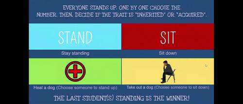 Heredity Inherited & Environmental Acquired Traits Stand or Sit PPT ...