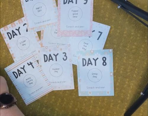 Countdown to Summer scratch off - editable by Teach With Baker | TPT