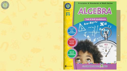 Algebra - Task & Drill Sheets Gr. 3-5 - Distance Learning | TPT
